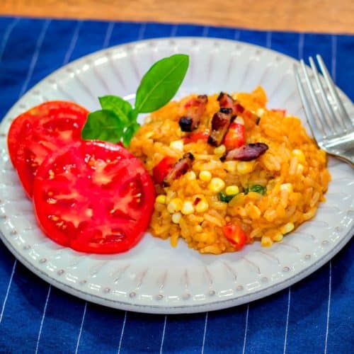 Southern Summer Risotto in a Pressure Cooker: with Corn, Tomatoes and ...