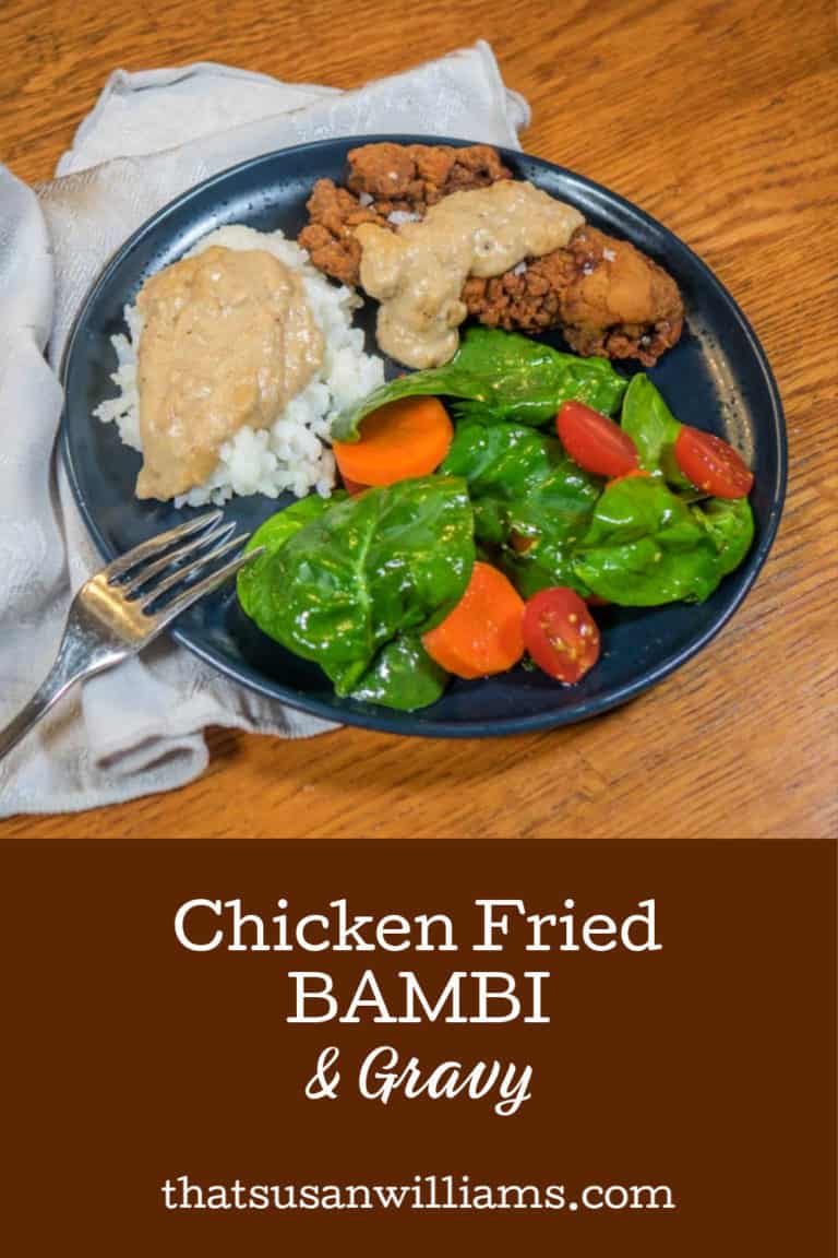 Chicken Fried Venison aka Chicken Fried Bambi - That Susan Williams
